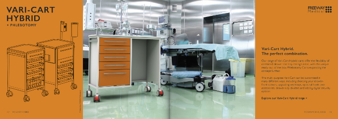 FW3000B Phlebotomy Trolley | Freeway Medical