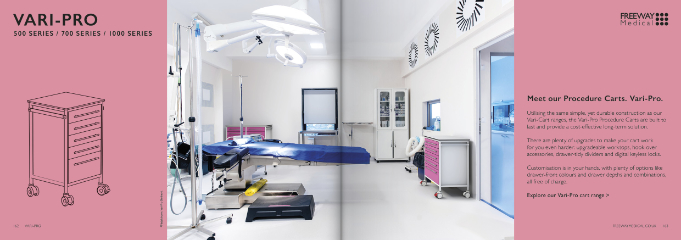 6 HIGH Vari-Pro Slimline 4 Drawer | Freeway Medical